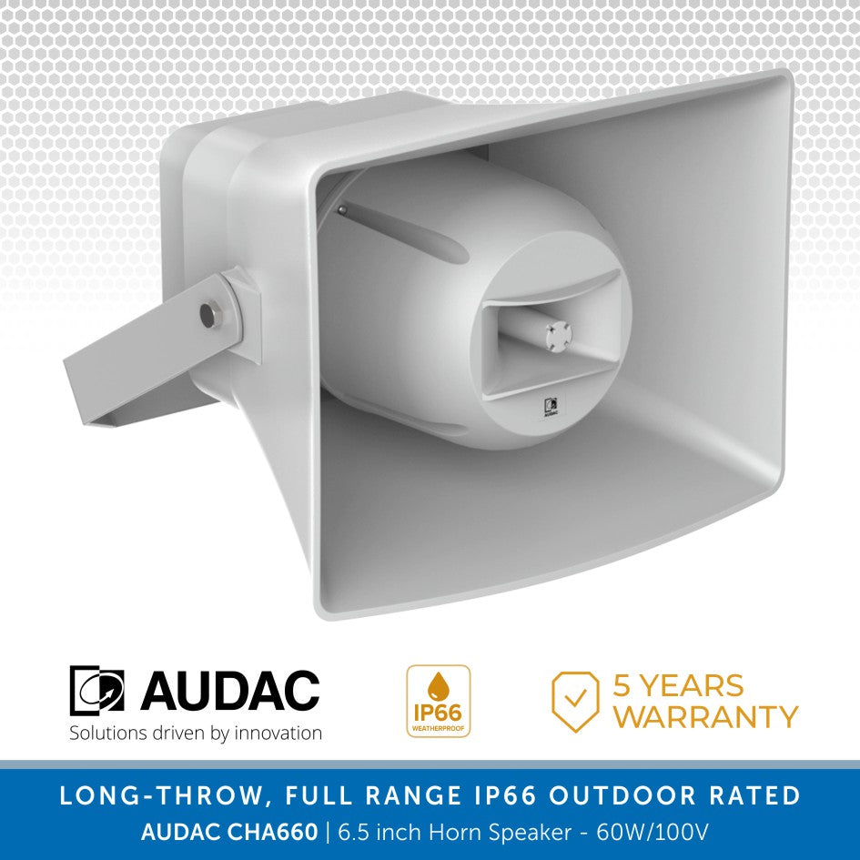 AUDAC CHA660 6.5" Full Range Long-Throw Horn Speaker | Audio Volt