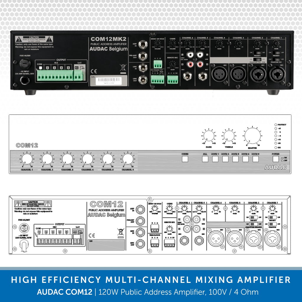 AUDAC - Multi-channel amplifiers & premium background audio speakers