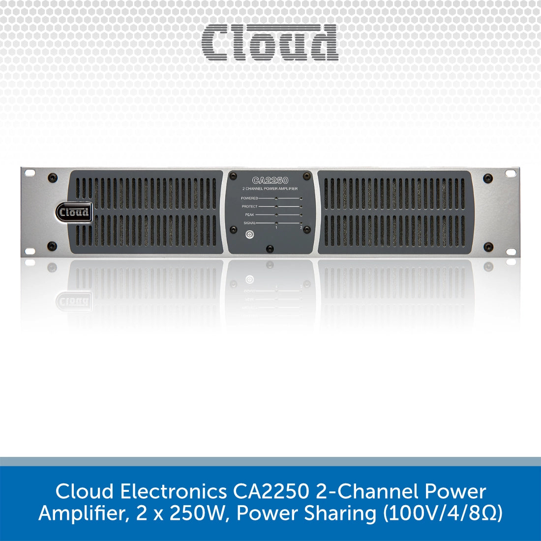Cloud Electronics CA2250 2-Channel 2x250W Power Amplifier | Audio Volt