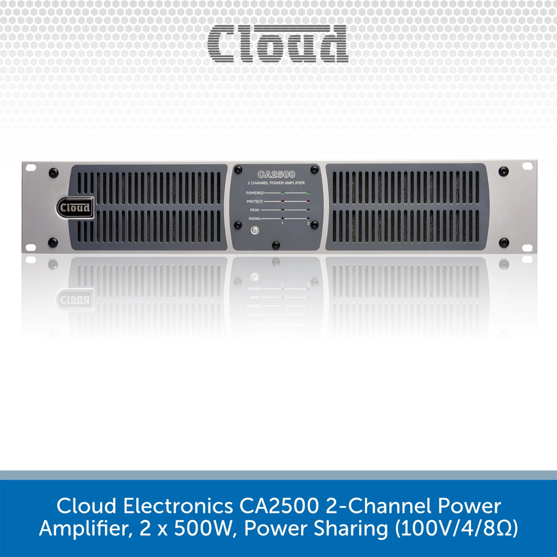 Cloud Electronics CA2500 2-Channel 2x500W Power Amplifier | Audio Volt