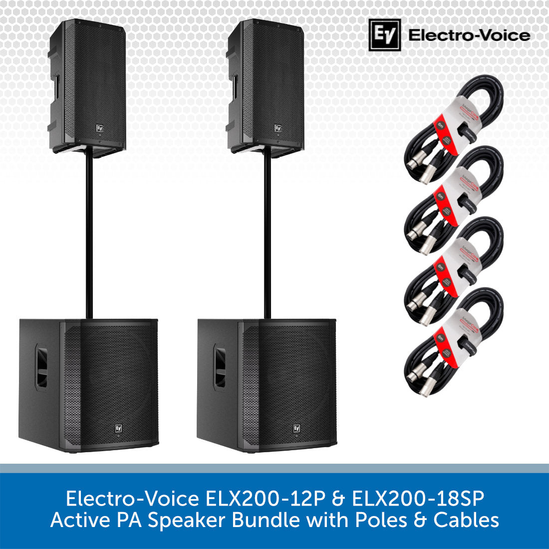 Electro-Voice ELX200-12P & ELX200-18SP PA System Bundle | Audio Volt