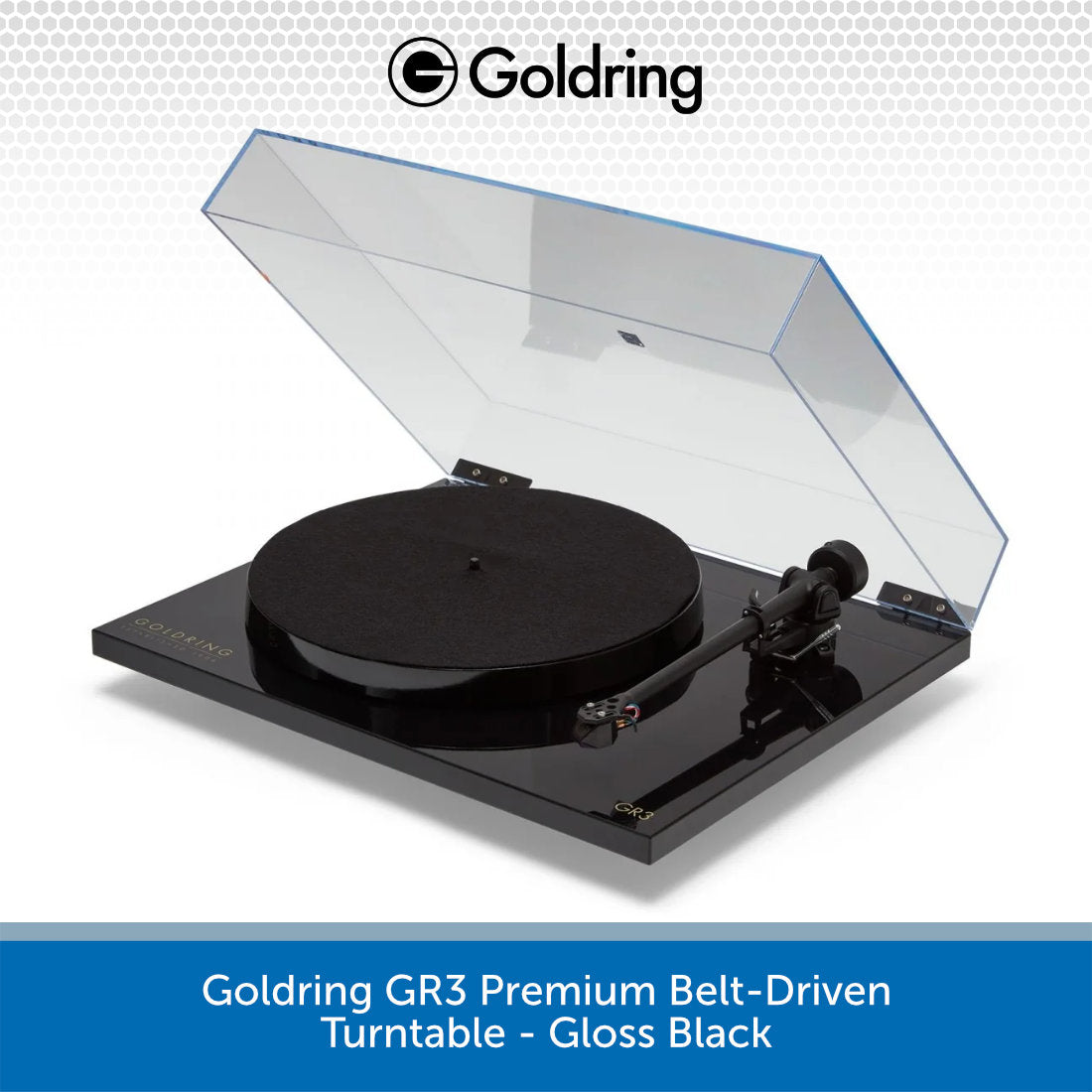 Goldring GR3 Belt-Driven Turntable with E3 Cartridge | Audio Volt