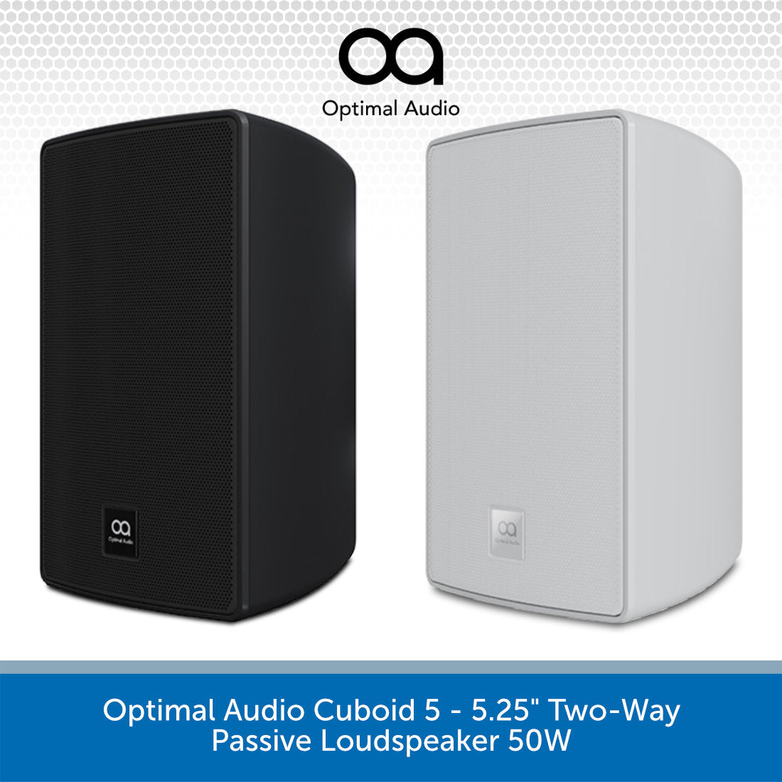 Optimal Audio Cuboid 5 - 5.25" 2-Way Passive Loudspeaker 50W | Audio Volt