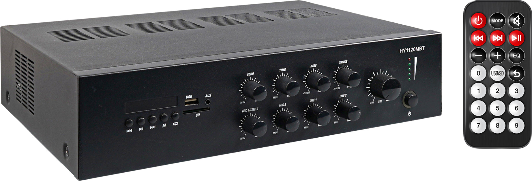 Eagle P648BD 120W Mixer Amplifier Bluetooth Media Player | Audio Volt