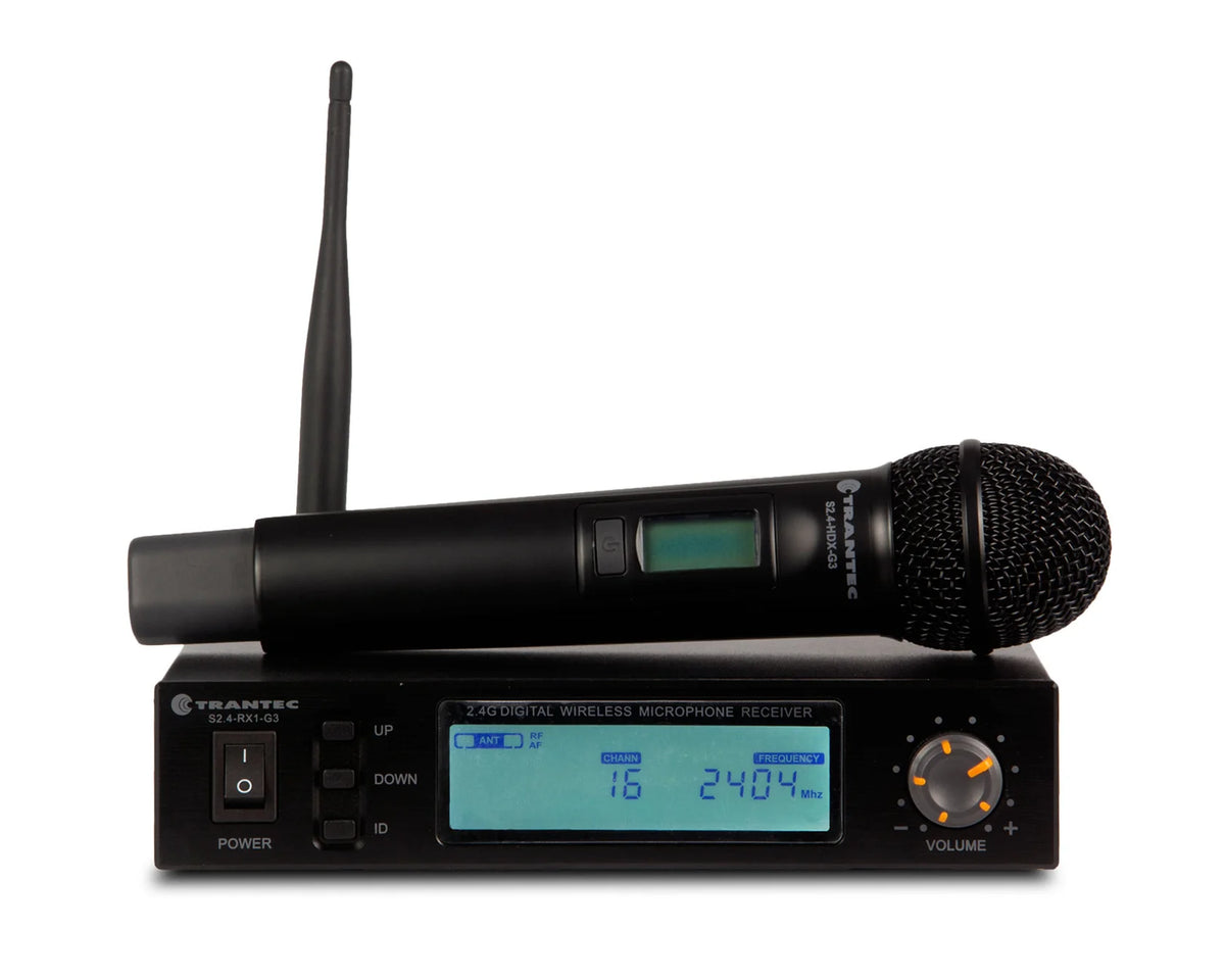 Trantec S2.4HX Digital Wireless Handheld Mic System 2.4GHz | Audio Volt