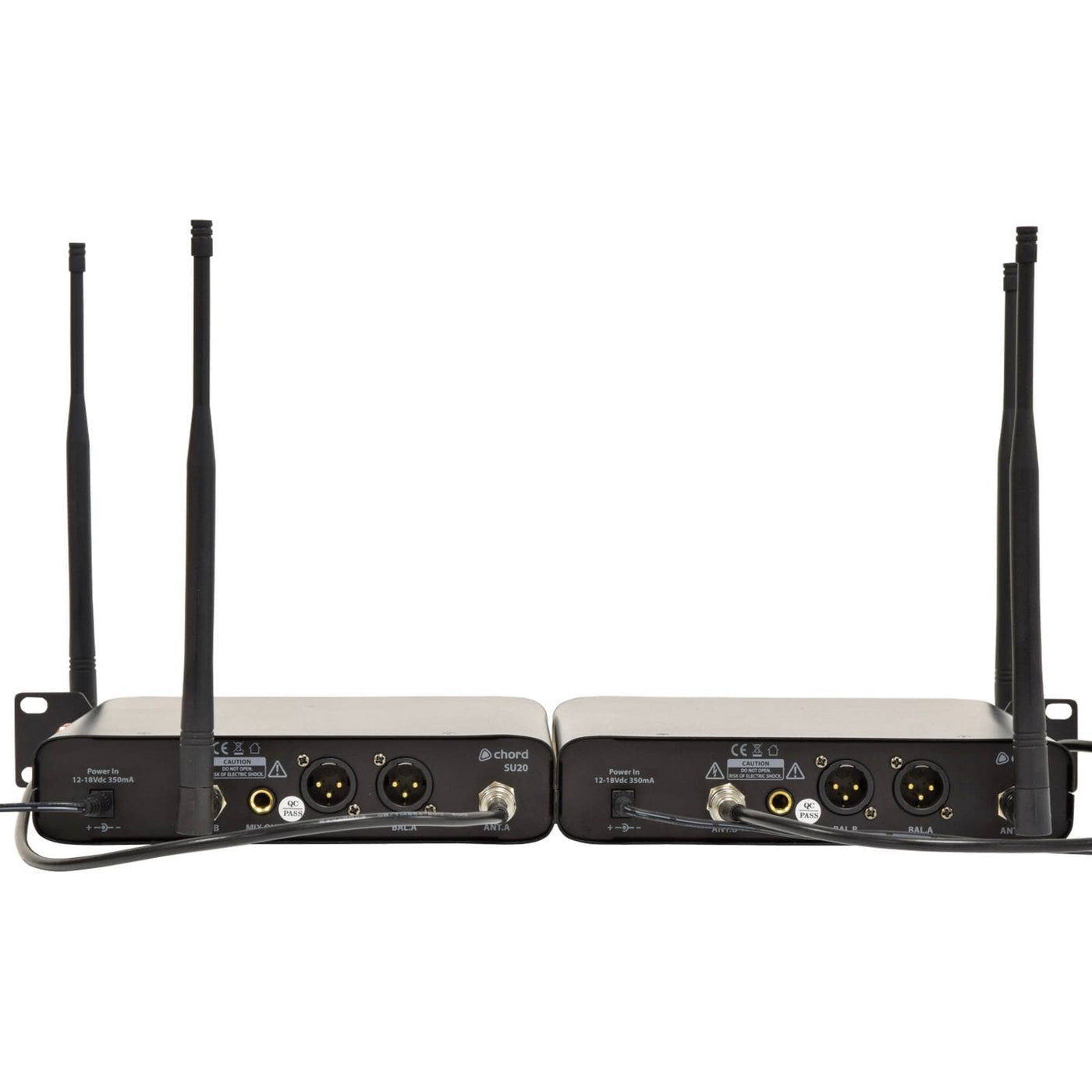 Chord SU20-H-BY Dual UHF Wireless Handheld Mic System | Audio Volt