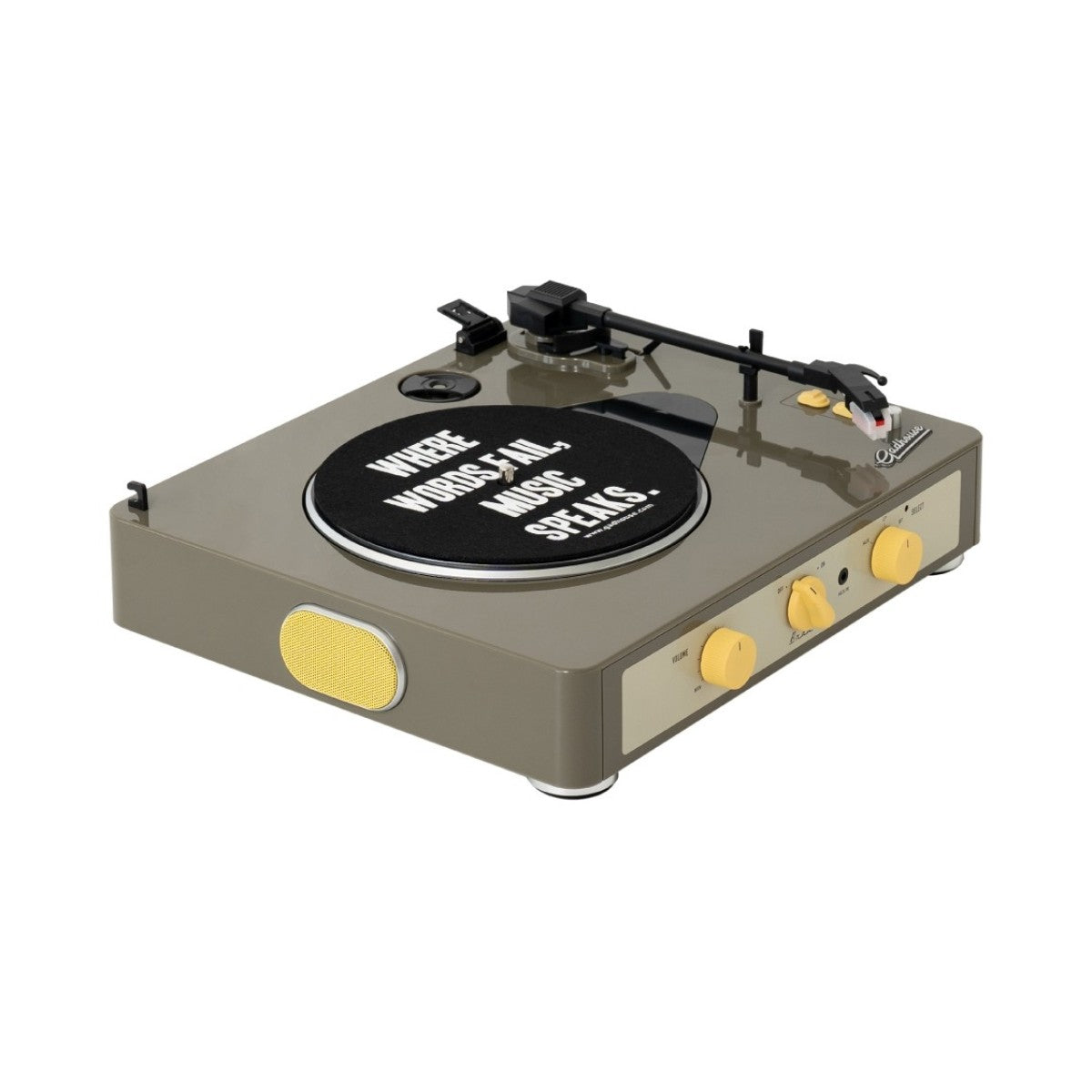 Gadhouse Brad MKII Grey Record Player with Bluetooth | Audio Volt