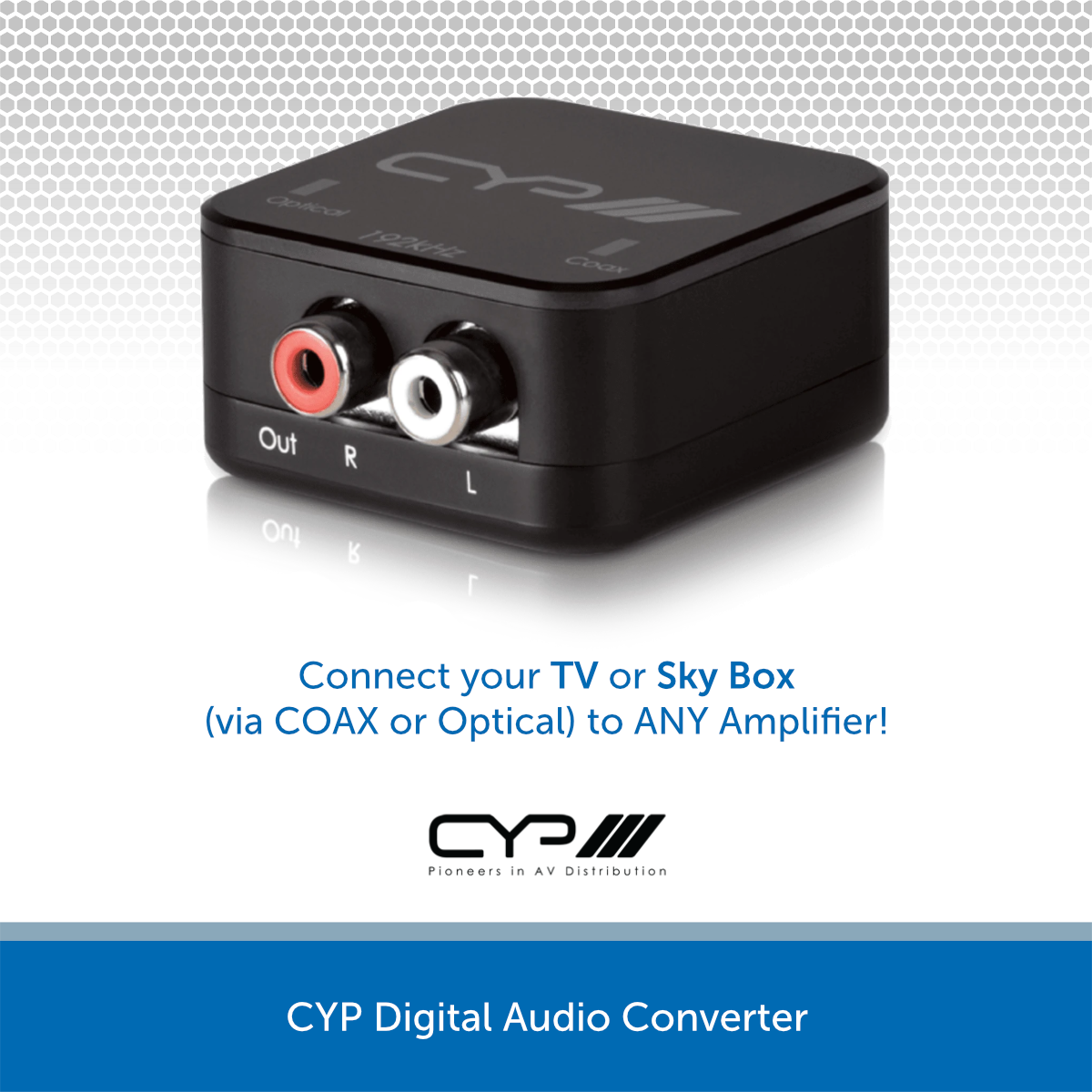 CYP AU-D3-192 Digital Audio Converter | Audio Volt