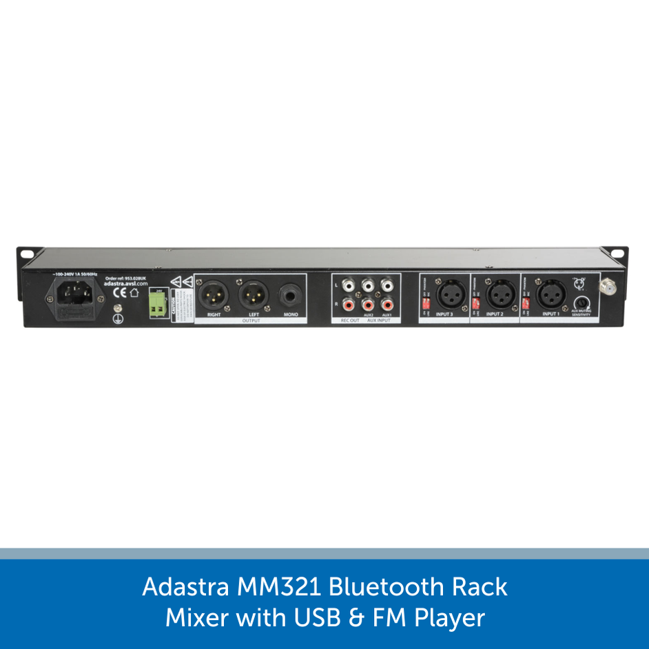 Bluetooth Audio Mixers - Rack Mount & Desktop | Audio Volt