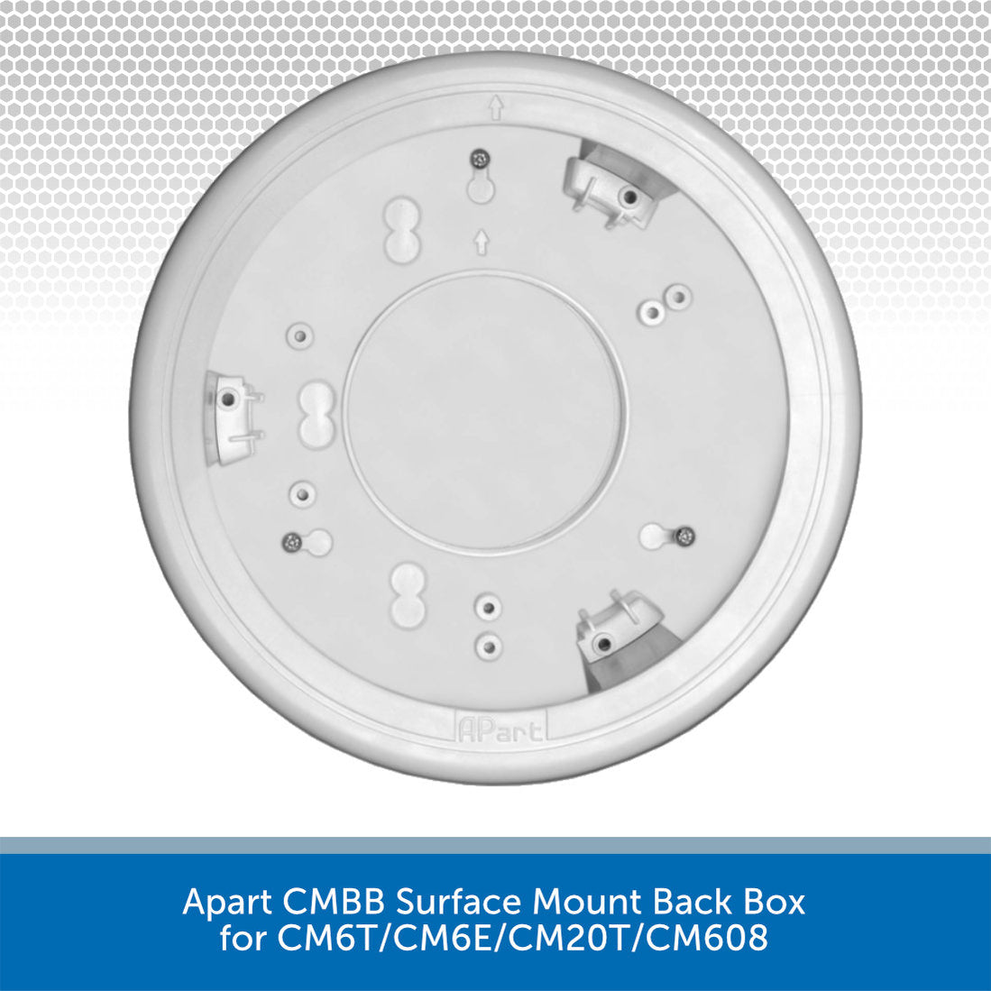 Apart CMBB Surface Mount Back Box for CM6T/CM6E/CM20T | Audio Volt