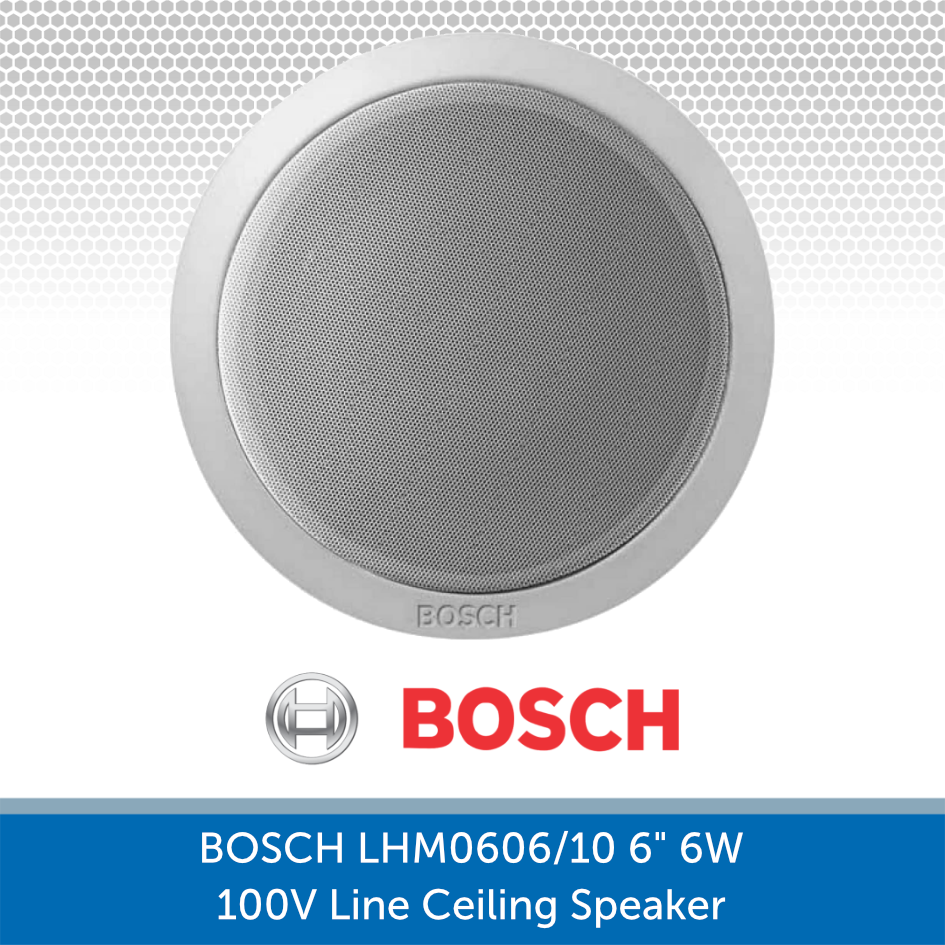 Bosch Ceiling Speaker with Firedome for BGM and Voice
