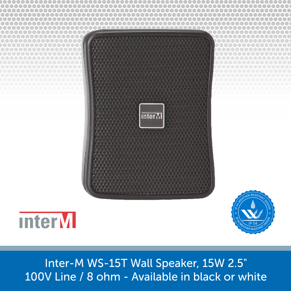 Inter-M WS Series Compact Wall Mount Speakers | Audio Volt