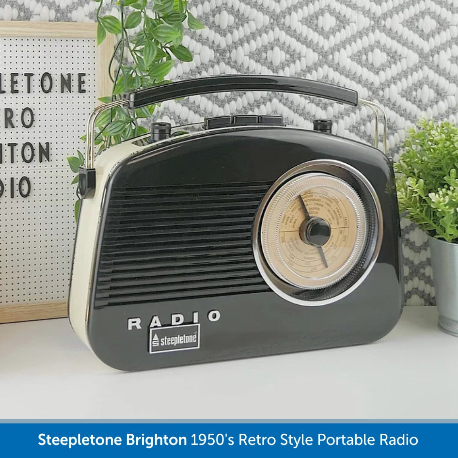Steepletone Brighton BT Portable Radio with Bluetooth | Audio Volt