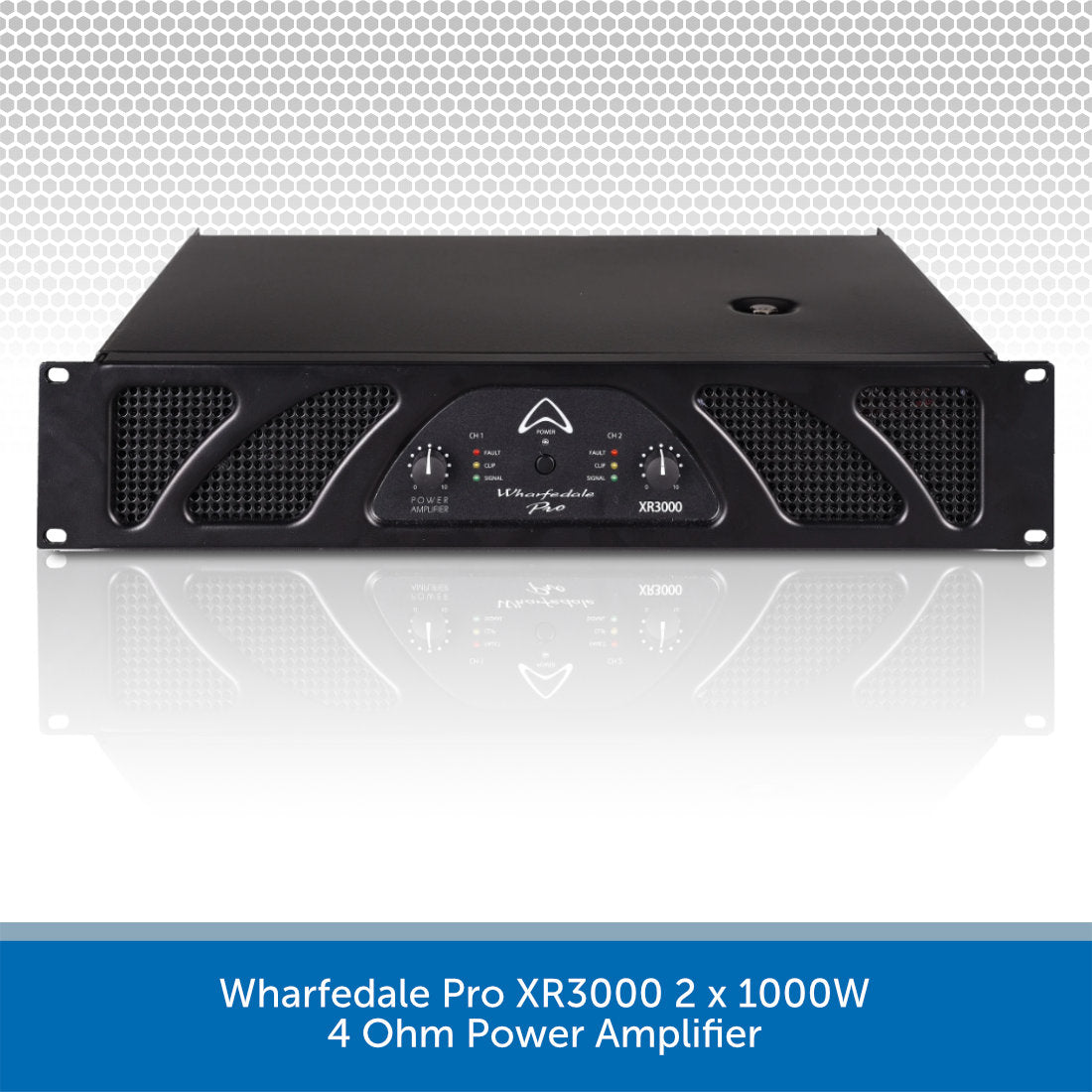 Wharfedale Pro XR3000 2 x 1000W 4 Ohm Power Amplifier | Audio Volt
