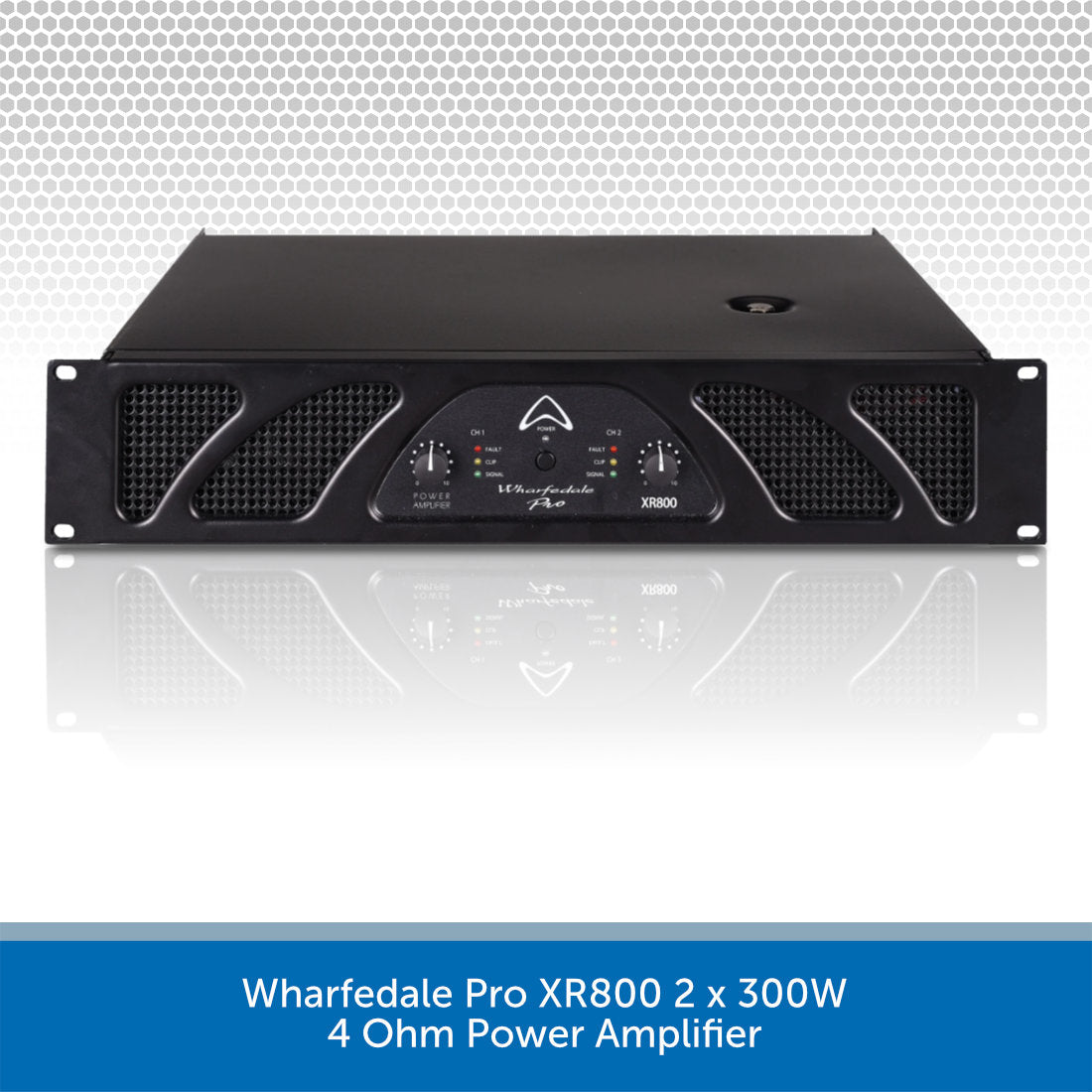 Wharfedale Pro XR800 2 x 300W 4 Ohm Power Amplifier | Audio Volt